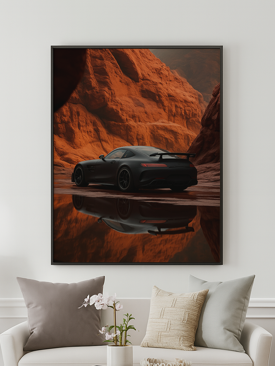 Canyon Mirage Auto-Poster – personalisierte Wandkunst | Yooster