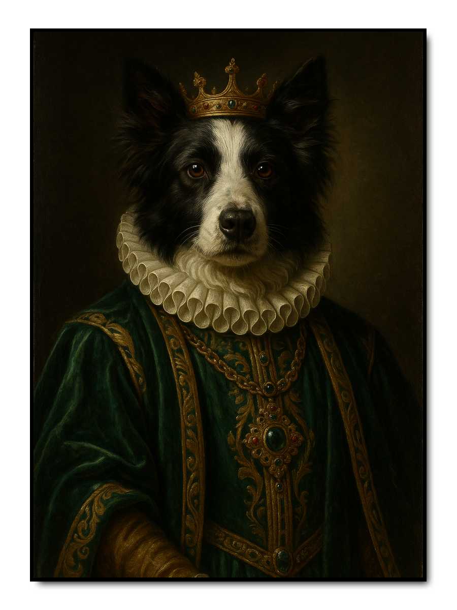 Personalisiertes Haustierposter im Renaissance-Stil | Yooster