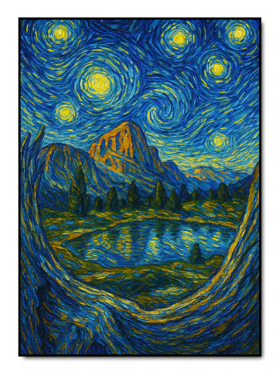 Personalisiertes Sternennacht Poster | Yooster